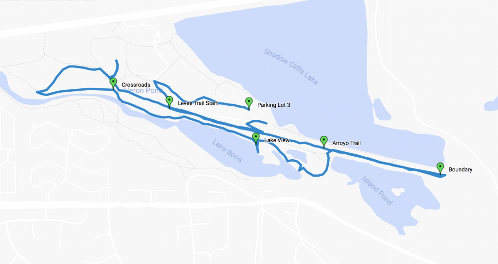 Shadow Cliffs Regional Recreation Area - Levee and North Arroyo Trails ...